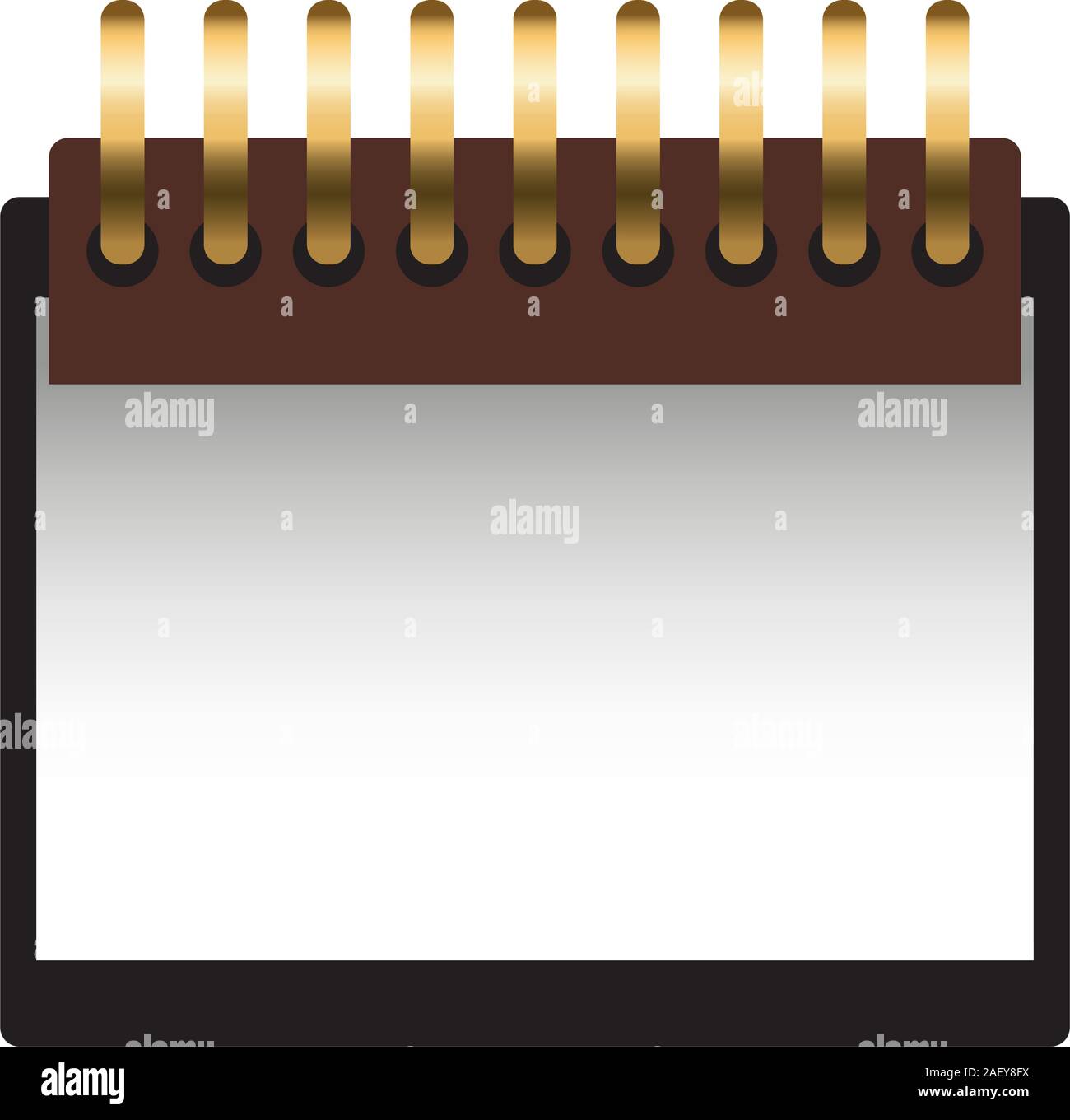 blank calendar icon, flat design Stock Vector Image & Art - Alamy