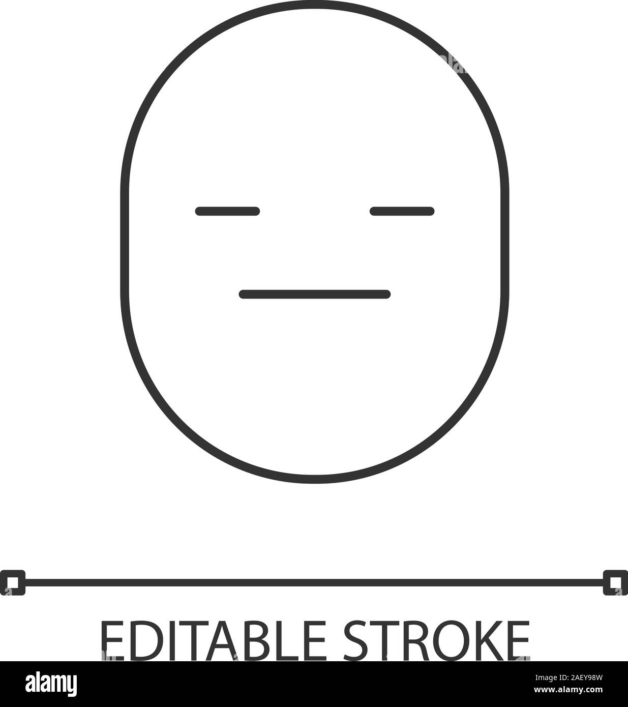 linear icon. Thin line illustration. Contour symbol. Vector isolated ...