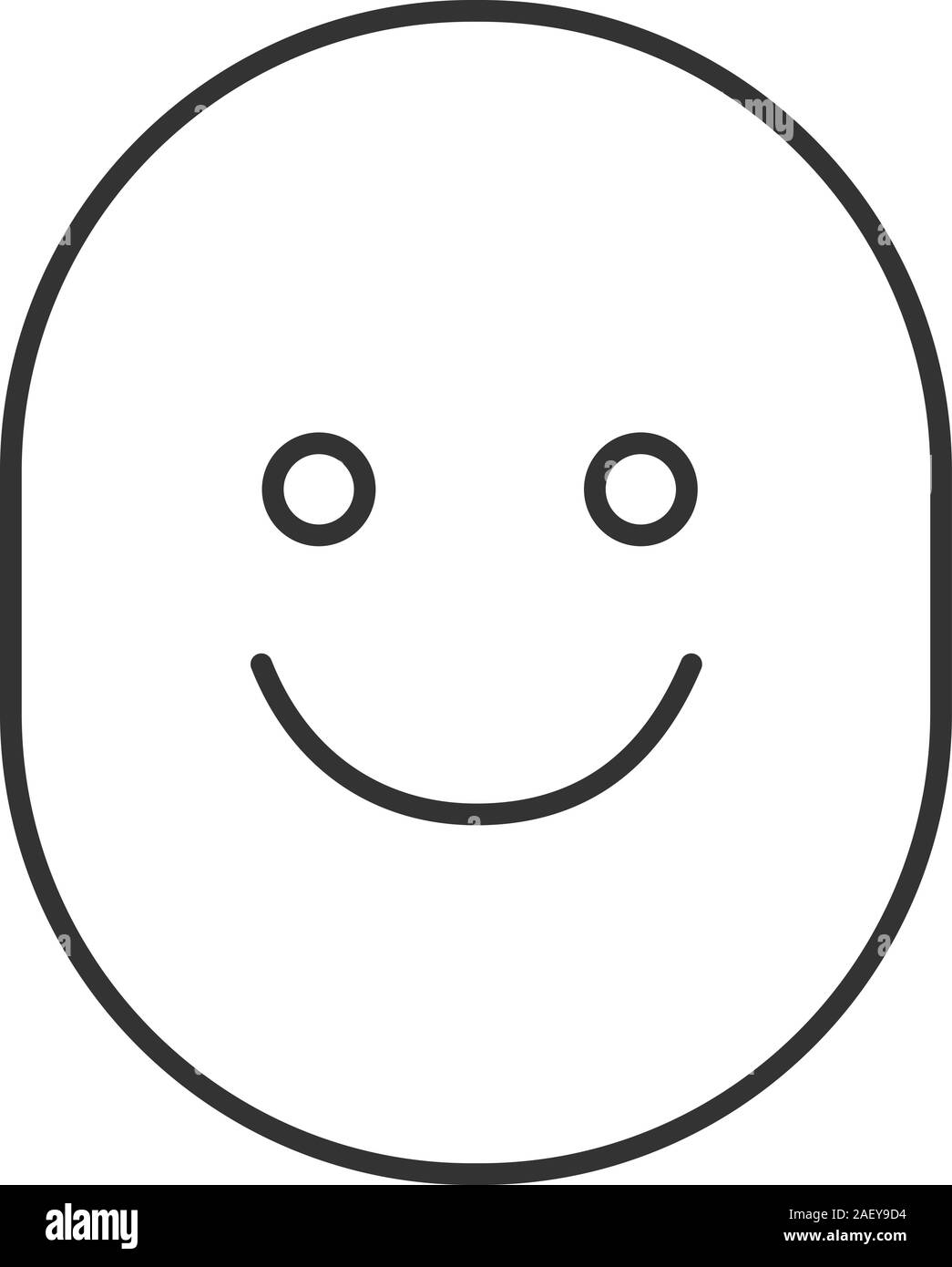 linear icon. Thin line illustration. Contour symbol. Vector isolated ...