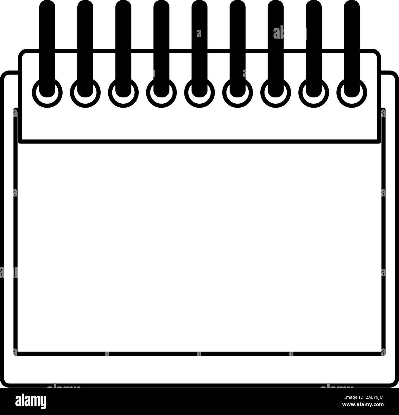 blank calendar icon, flat design Stock Vector Image & Art - Alamy