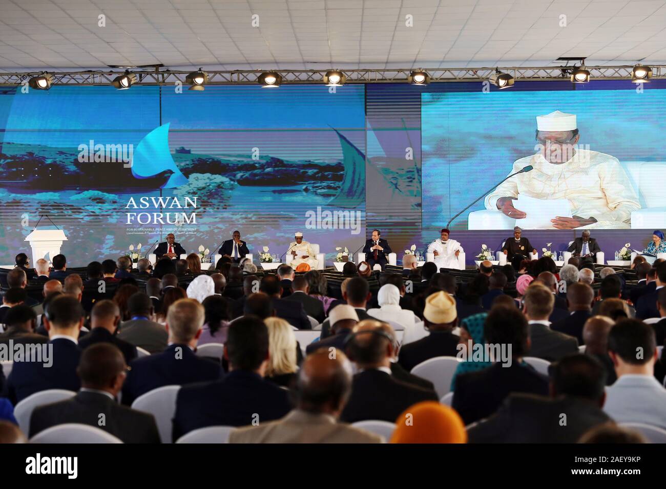 Aswan. 11th Dec, 2019. Photo taken on Dec. 11, 2019 shows the Aswan ...