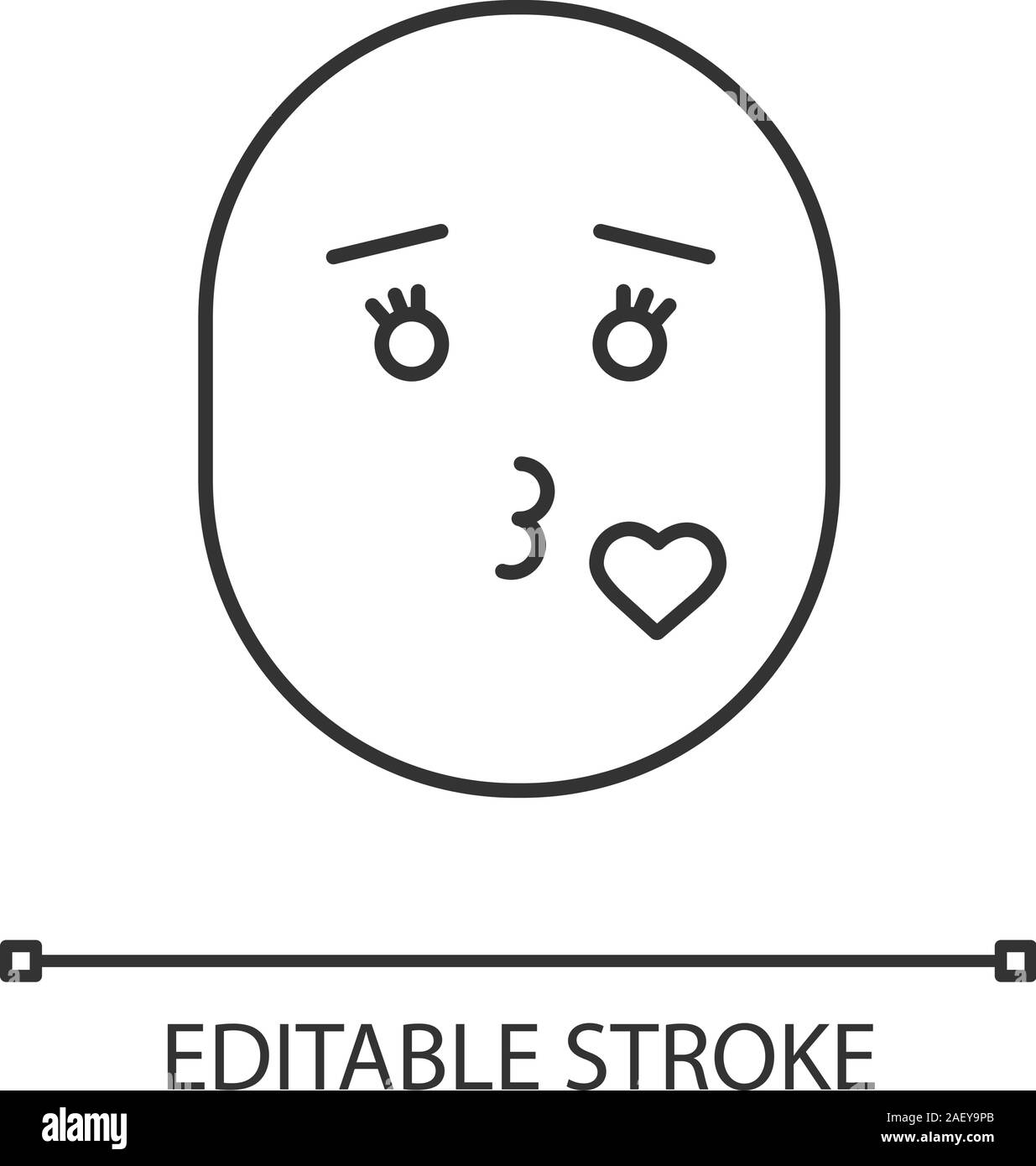 linear icon. Thin line illustration. Contour symbol. Vector isolated ...