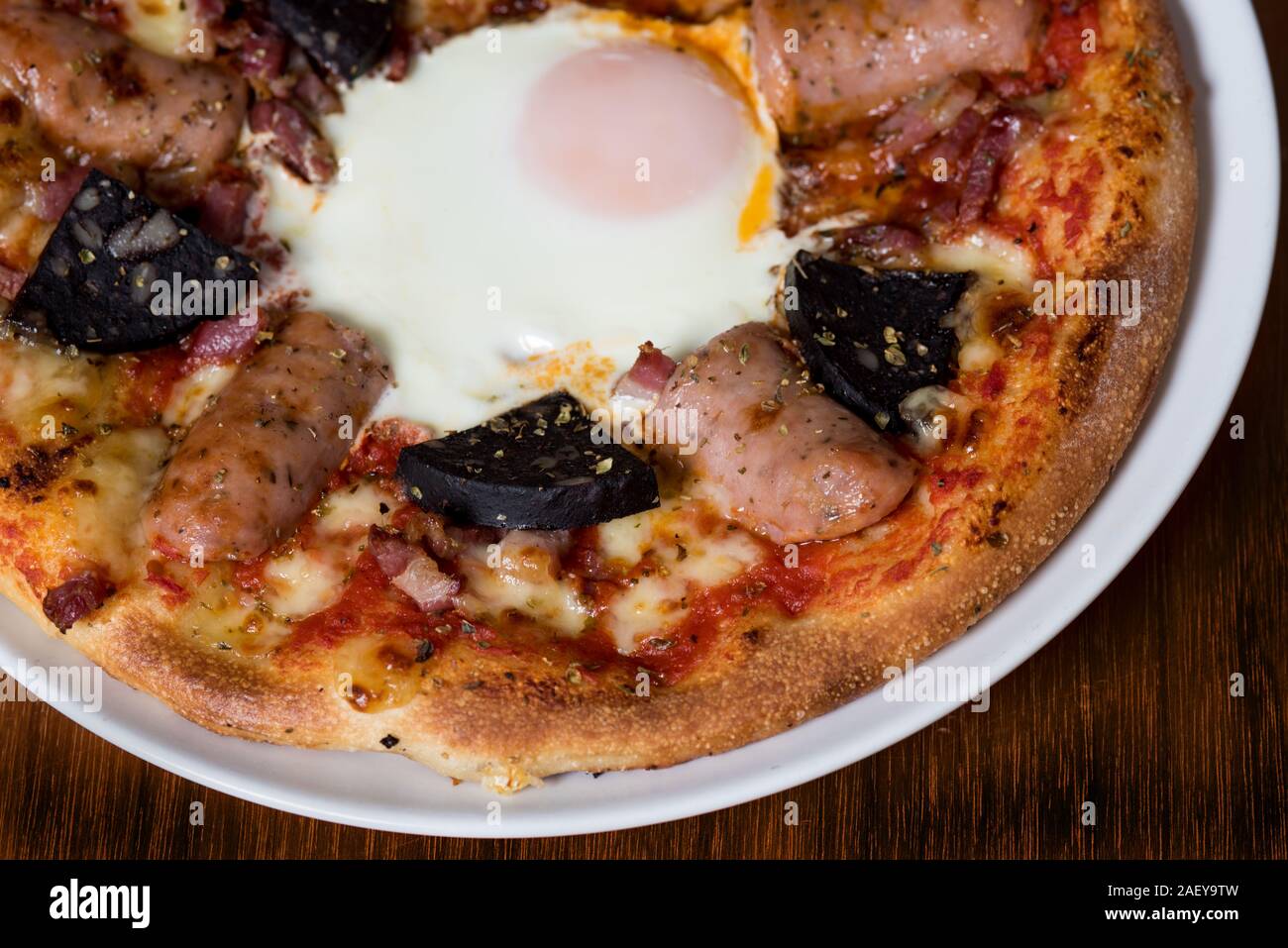 Full English Breakfast Pizza
