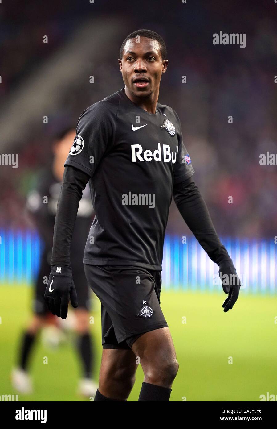 Red Bull Salzburg's Enock Mwepu during the UEFA Champions League match ...
