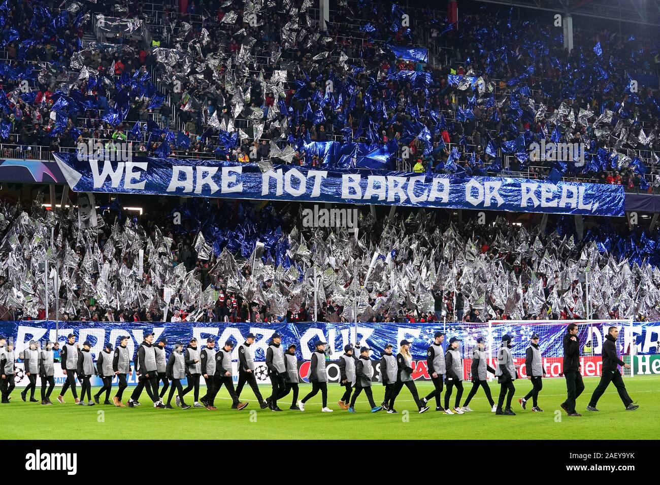 General view of the Red Bull Salzburg fans prior to kick-off during the ...