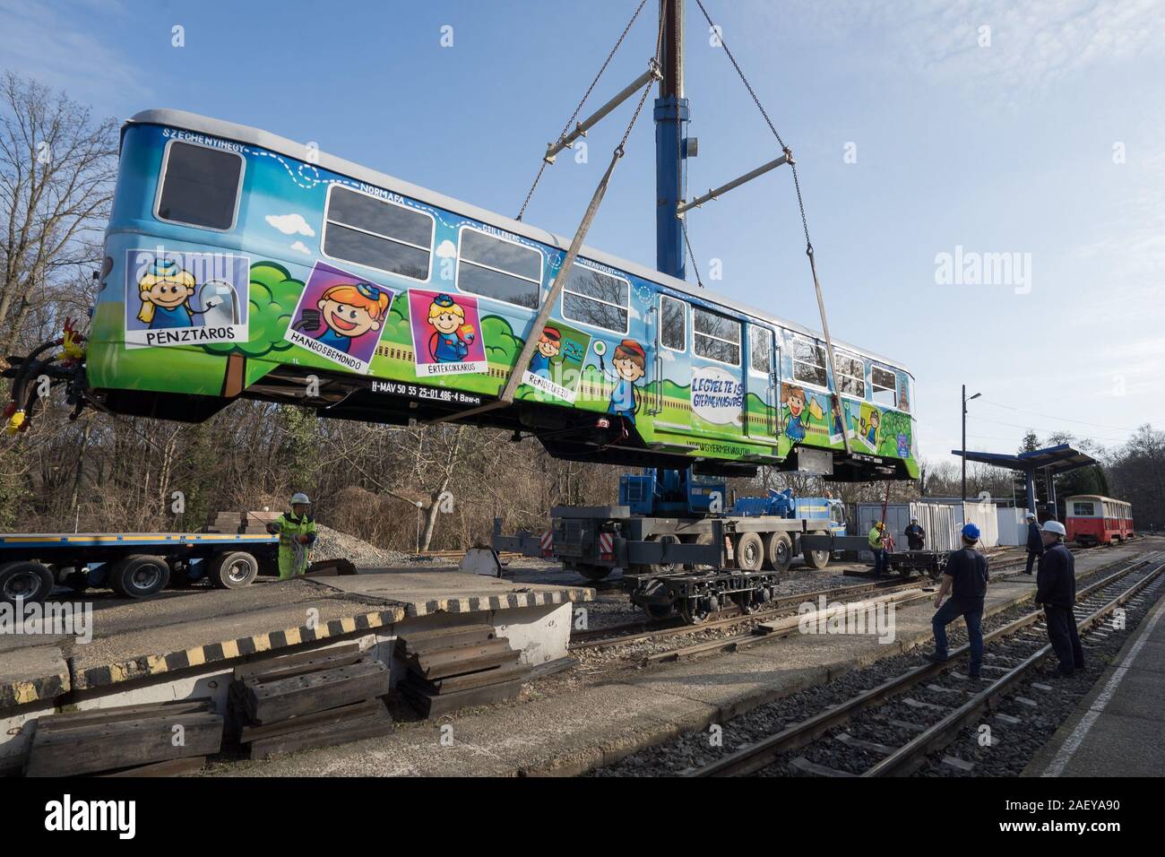 Lifted railway track hi-res stock photography and images - Alamy