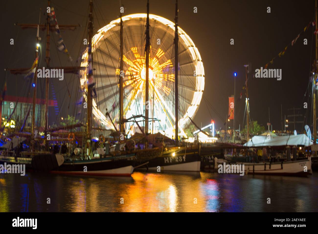 Big Wheel at Sail Bremerhaven Stock Photo - Alamy