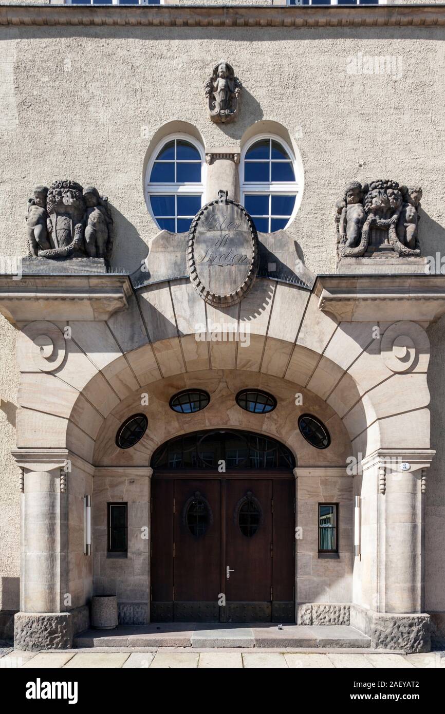 BSZ - vocational school center II, historic building of the Chemnitz ...