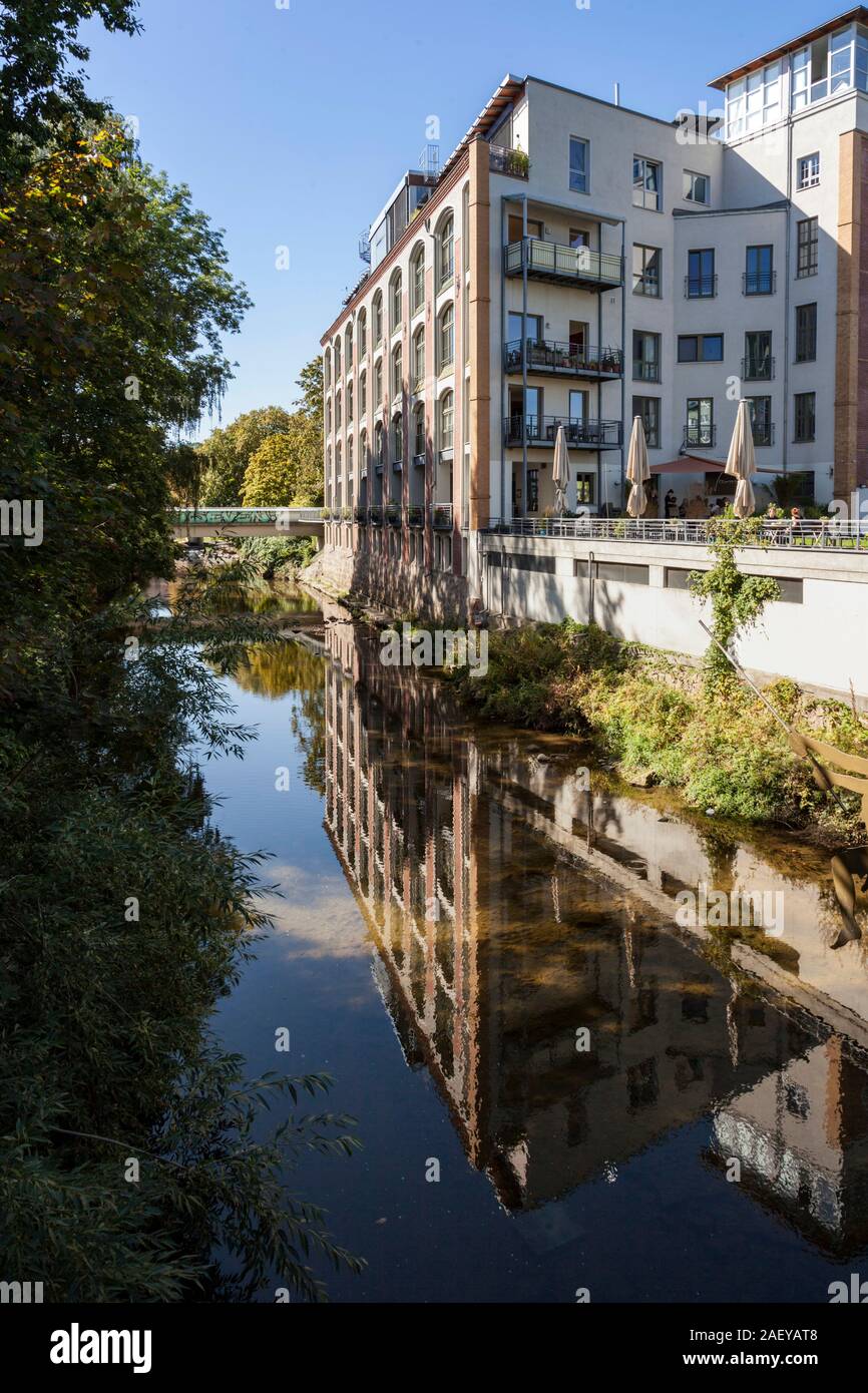 Modern loft residential complex in the former jersey factory William ...