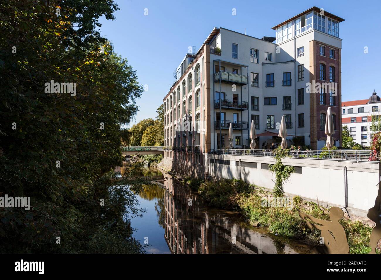 Modern loft residential complex in the former jersey factory William ...