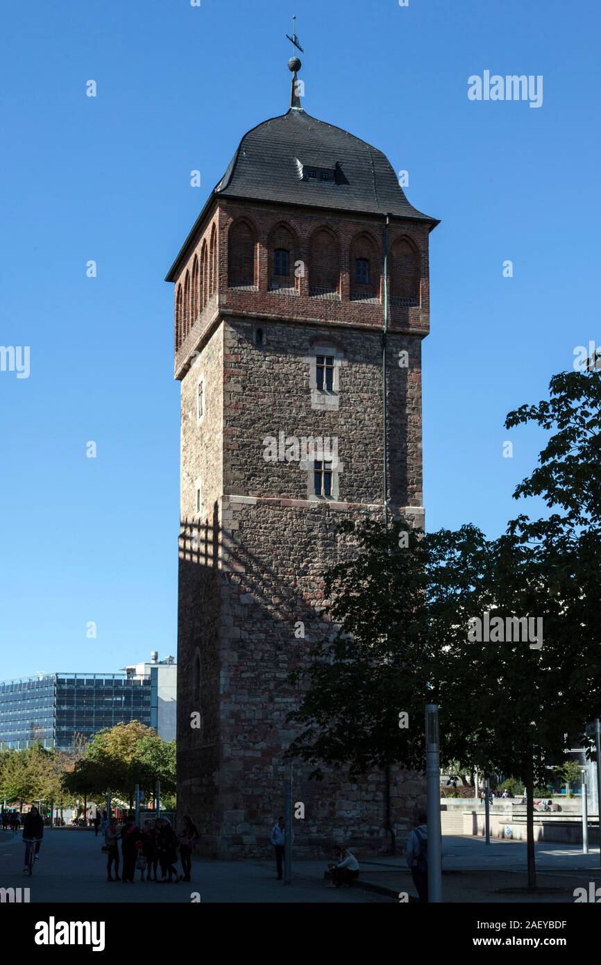 Red tower of Chemnitz Stock Photo - Alamy