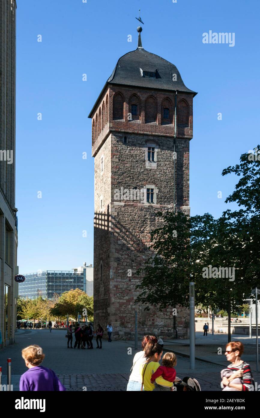 Red tower of Chemnitz Stock Photo - Alamy