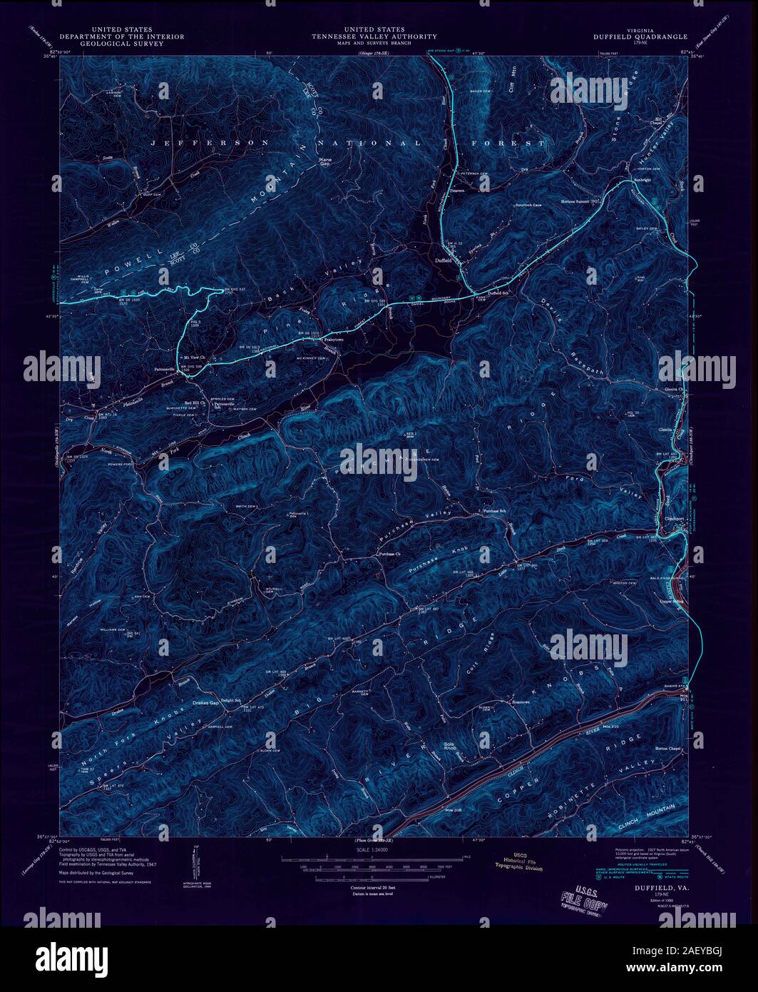Map of duffield hi-res stock photography and images - Alamy