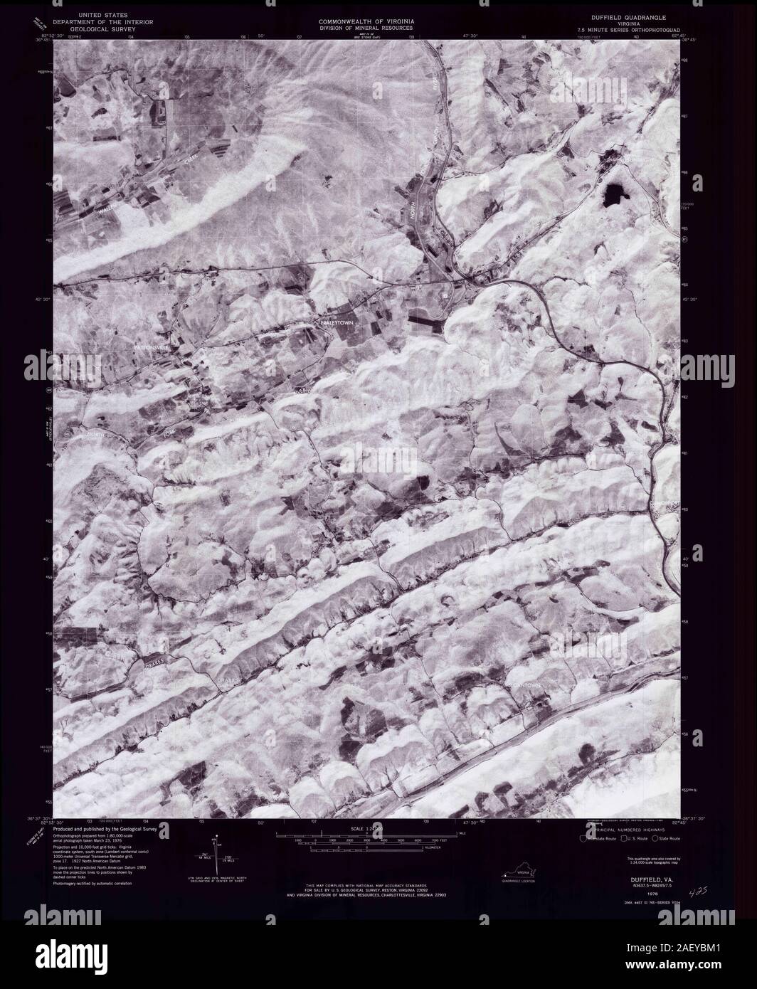 Map of duffield hi-res stock photography and images - Alamy