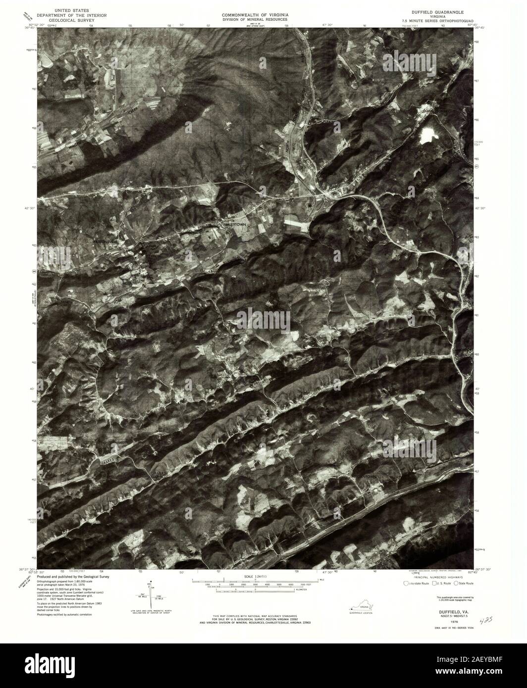 Map of duffield hi-res stock photography and images - Alamy