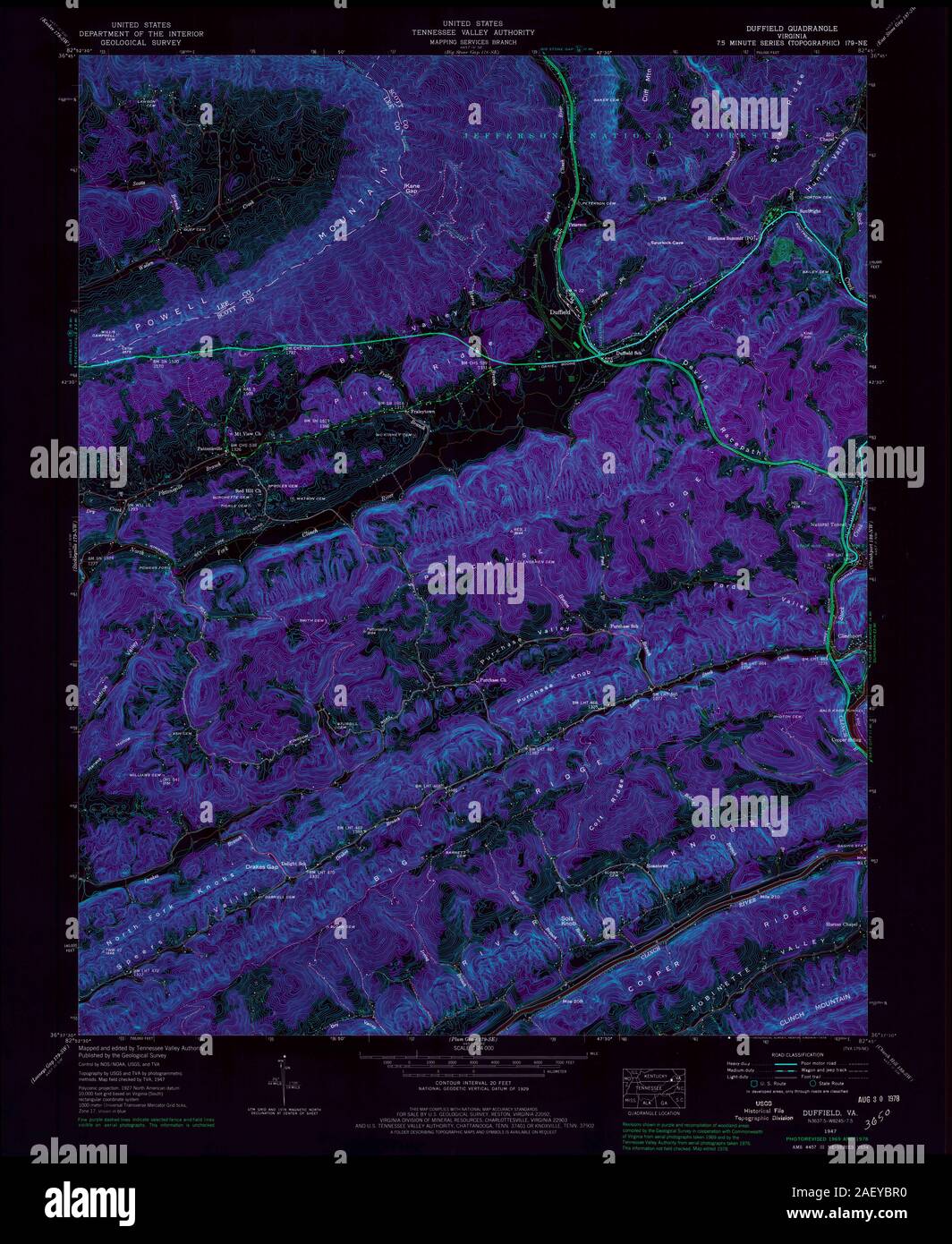 Map of duffield hi-res stock photography and images - Alamy