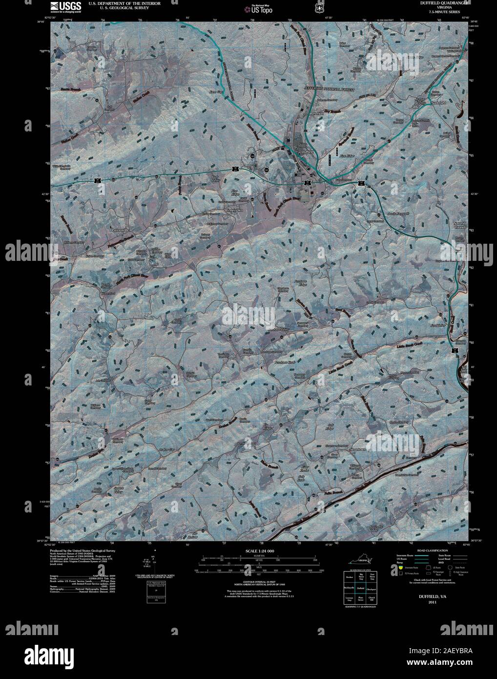 Map of duffield hi-res stock photography and images - Alamy