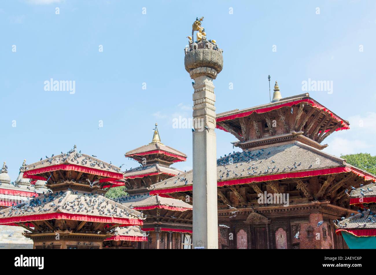 Hanuman Dhoka Palace in Kathmandu Durbar Square (Nepal Stock Photo - Alamy