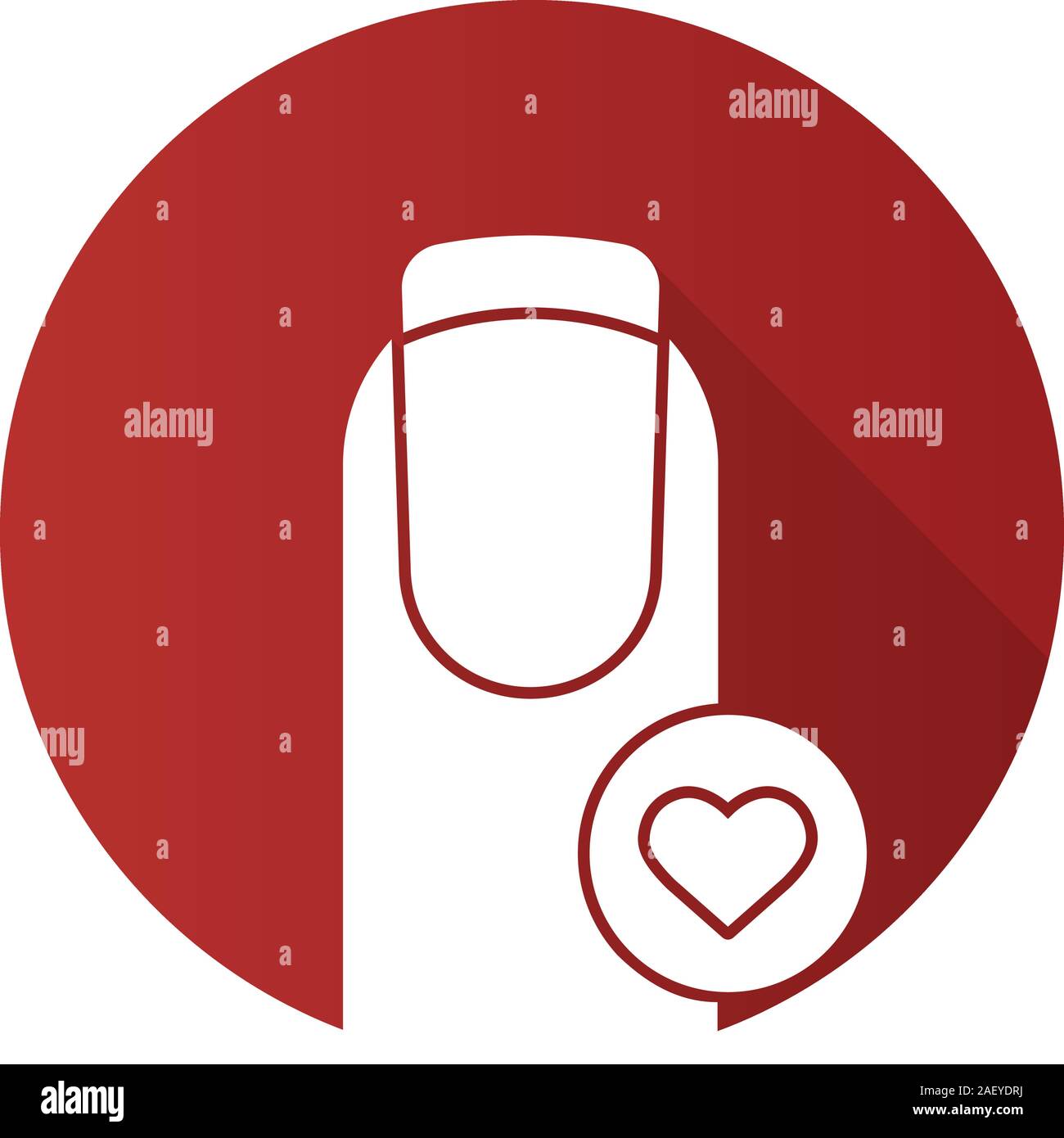 flat design long shadow glyph icon. Vector silhouette illustration Stock Vector Image & Art - Alamy