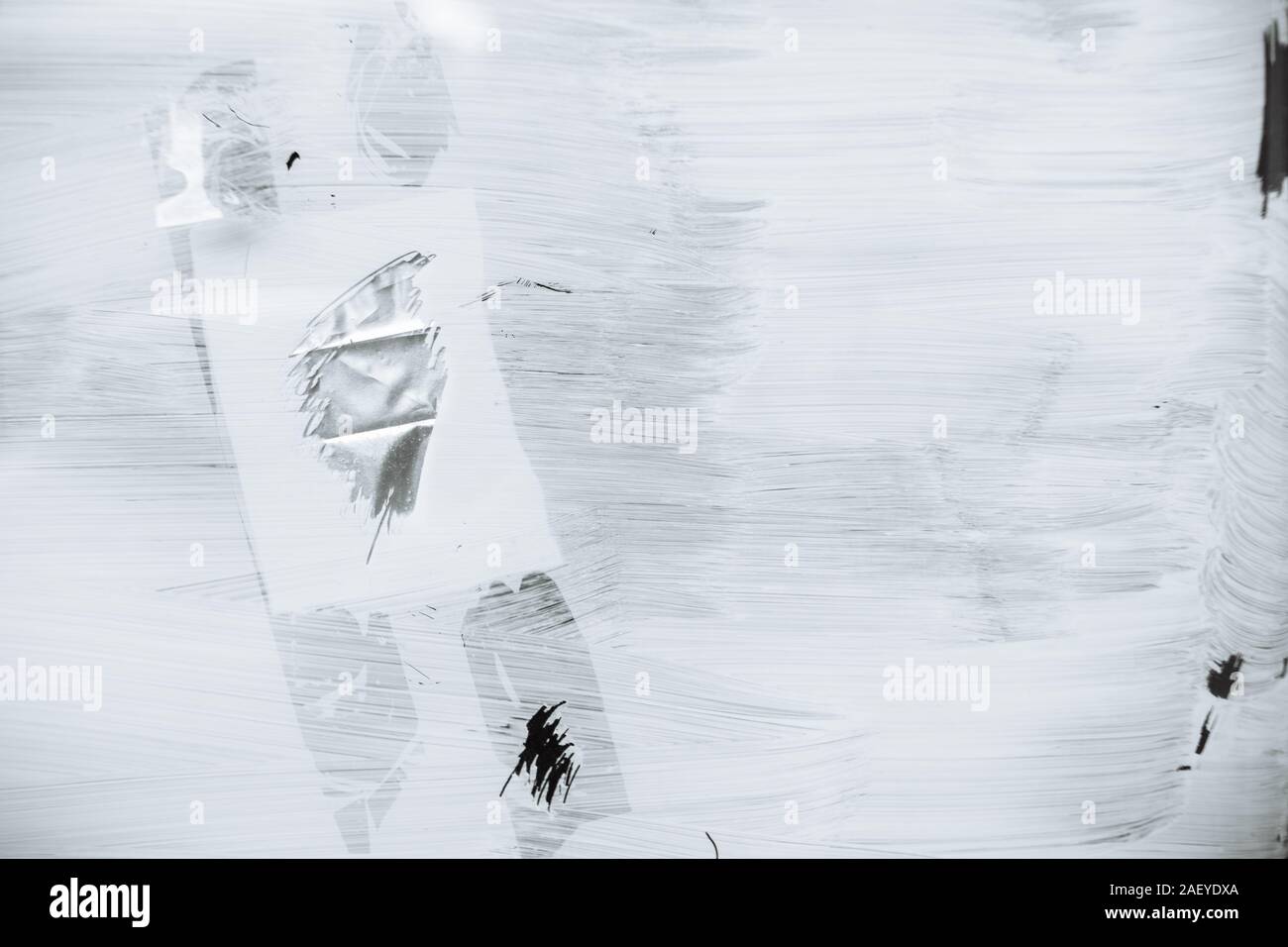 Textured abstract white paint on the glass surface Stock Photo - Alamy