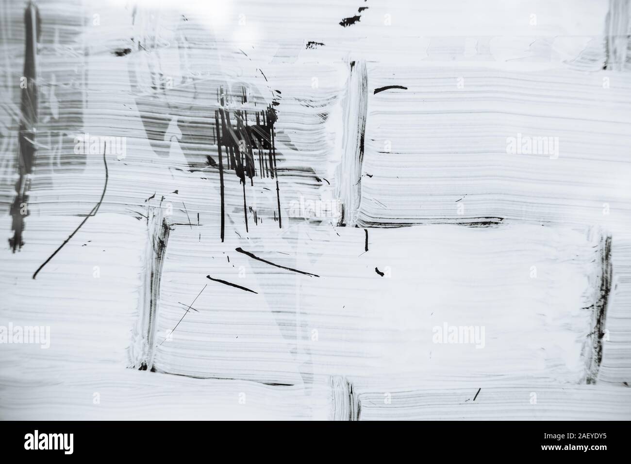 Textured abstract white paint on the glass surface Stock Photo - Alamy