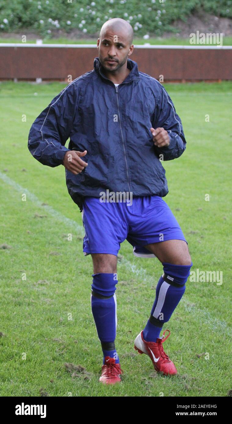 Liverpool,Uk Hollywood star Ricky Whittle plays charity football match ...