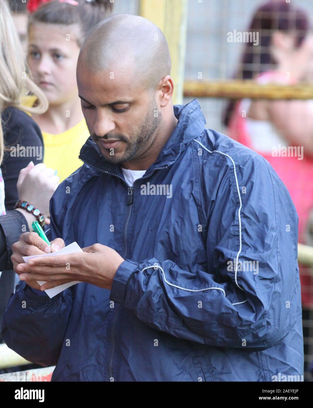 Liverpool,Uk Hollywood star Ricky Whittle plays charity football match ...