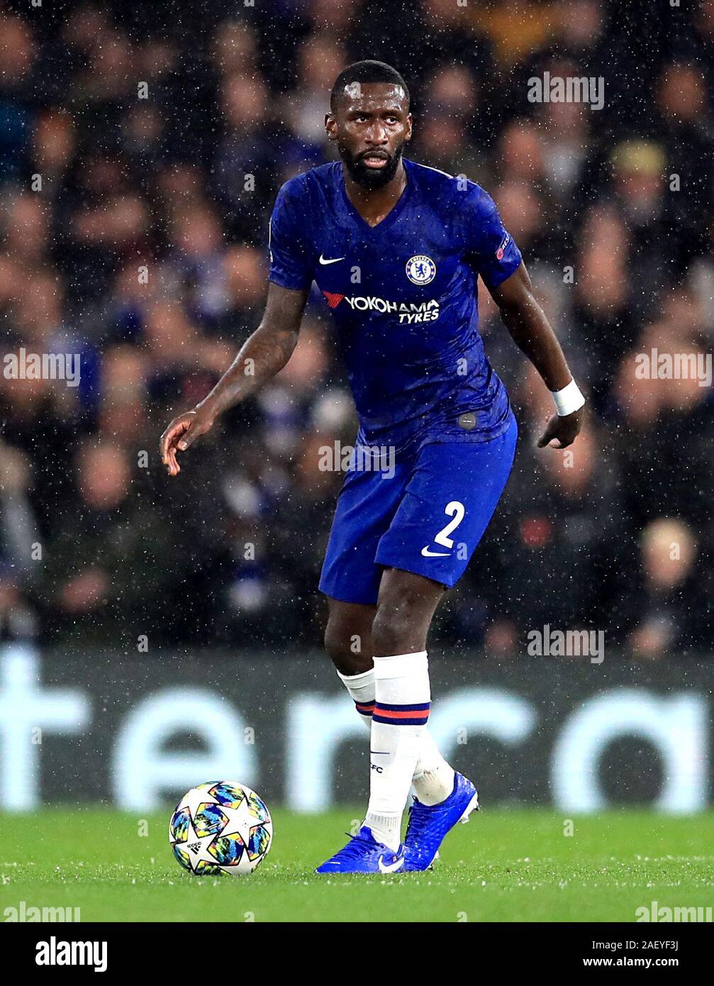 Chelsea's Antonio Rudiger during the UEFA Champions League match at ...