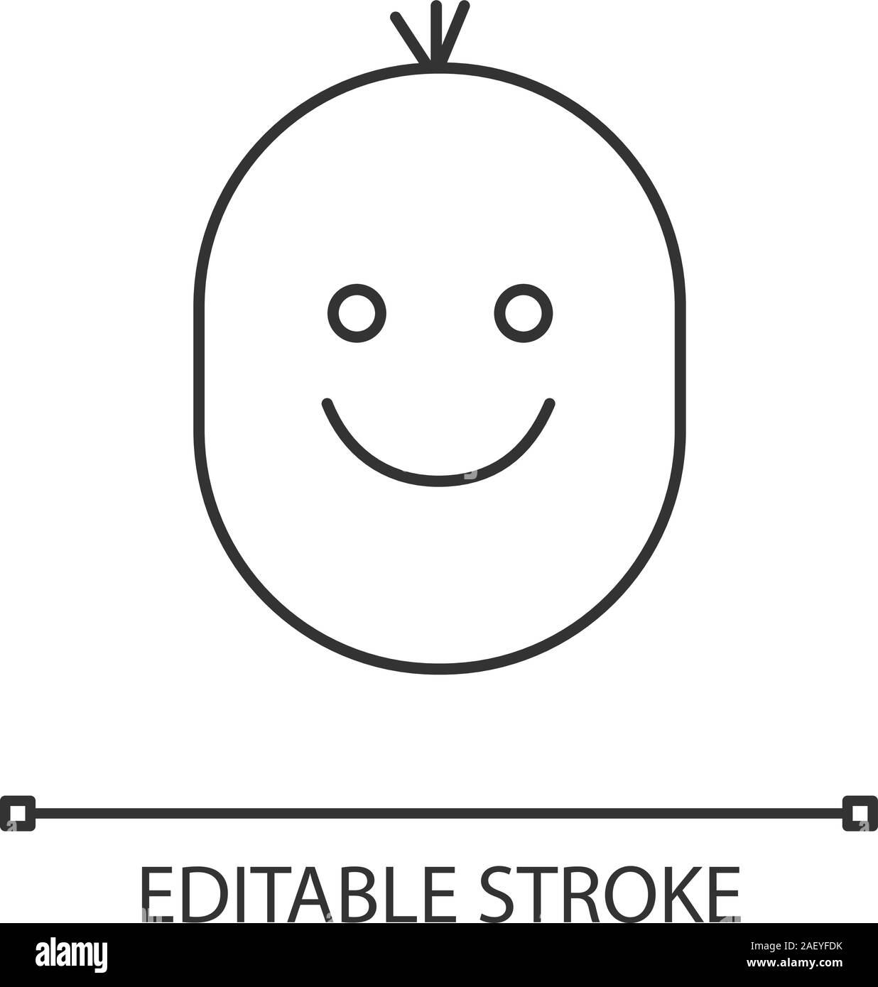 linear icon. Thin line illustration. Contour symbol. Vector isolated ...