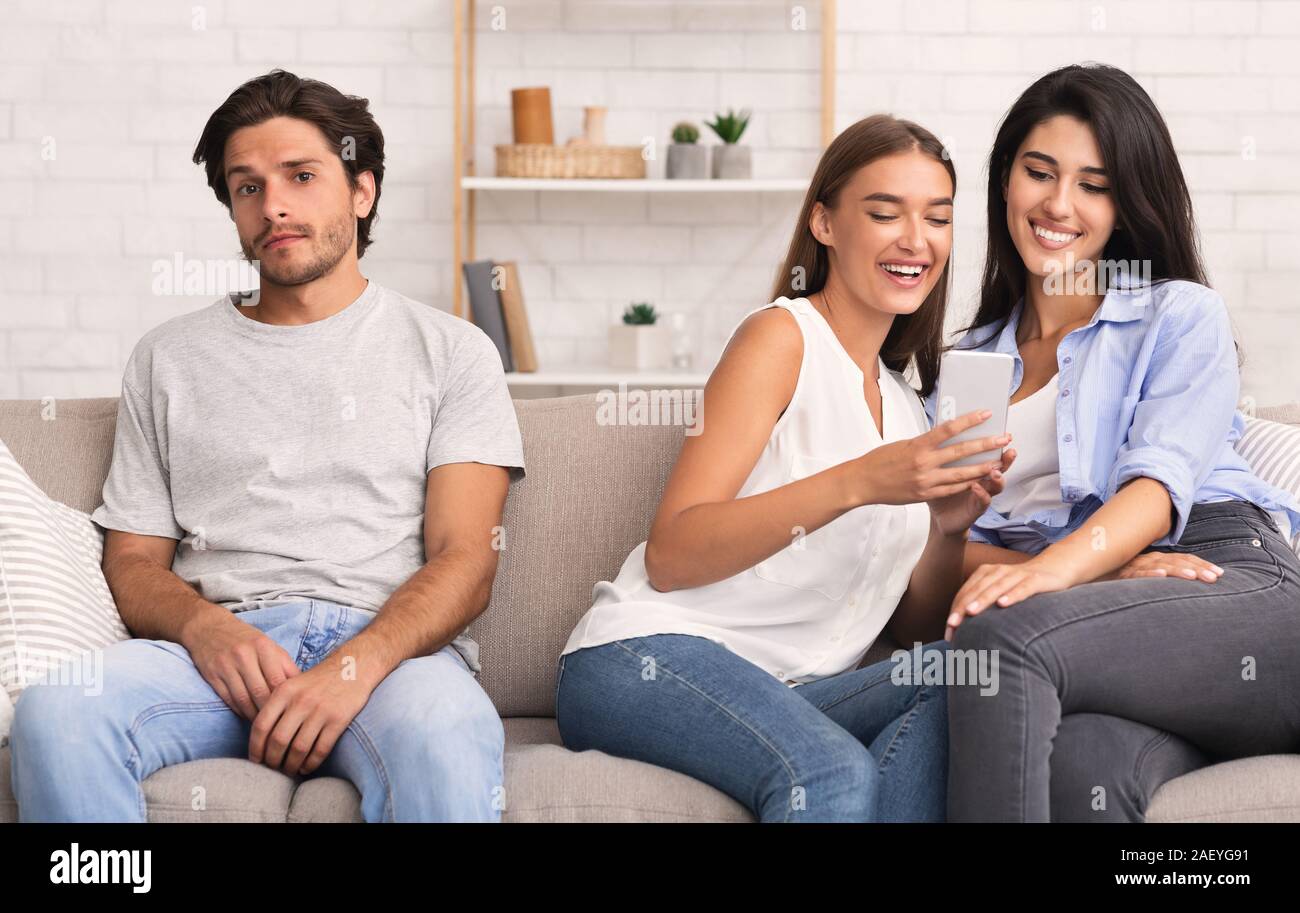 Relationship Vs Friendship Girl Talking With A Female Friend Not