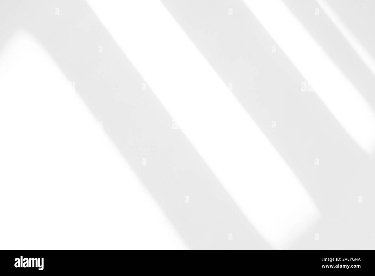 Organic drop diagonal shadow on a white wall. Overlay effect for photo ...