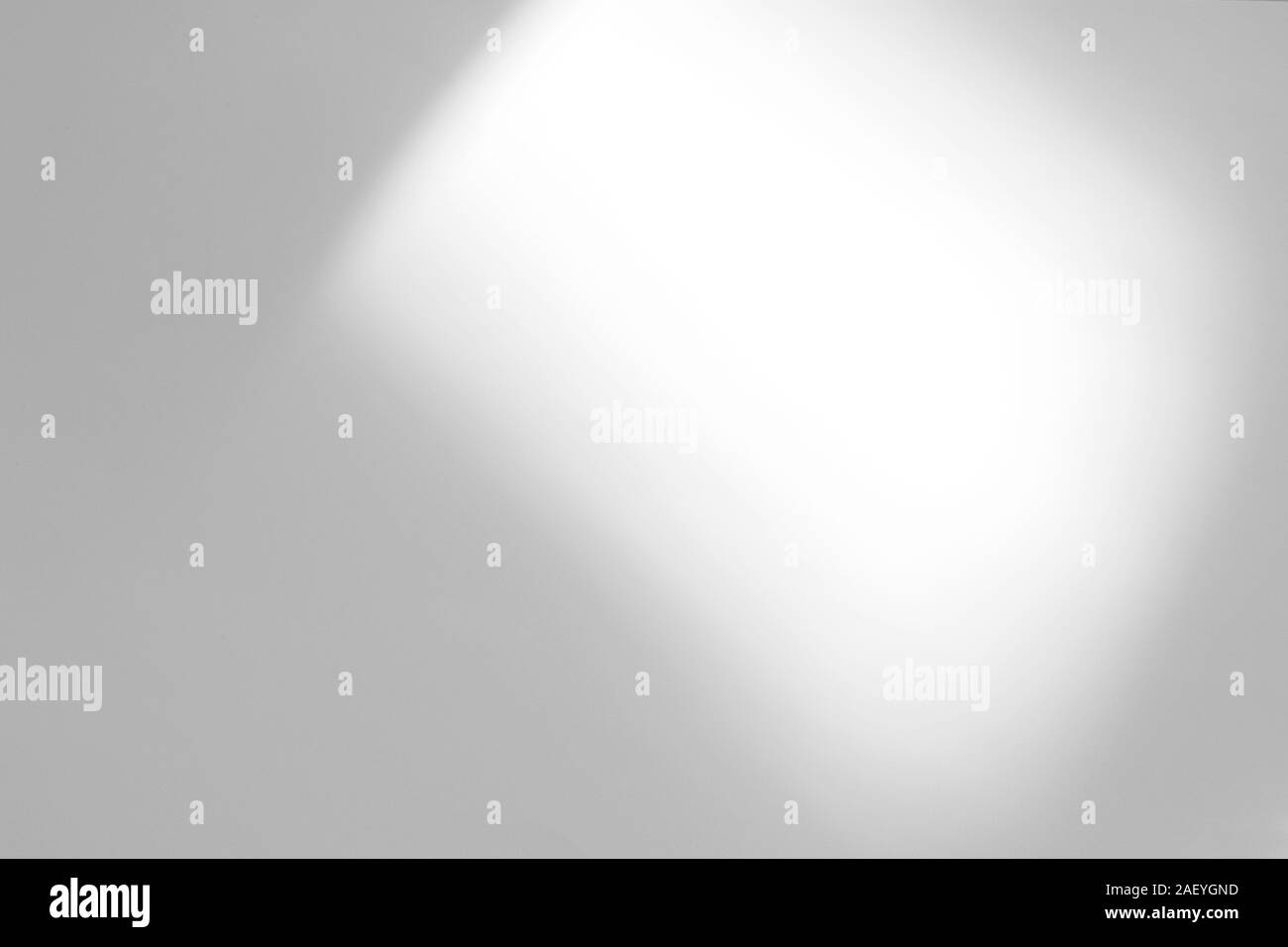 Organic drop diagonal shadow on a white wall. Overlay effect for photo ...