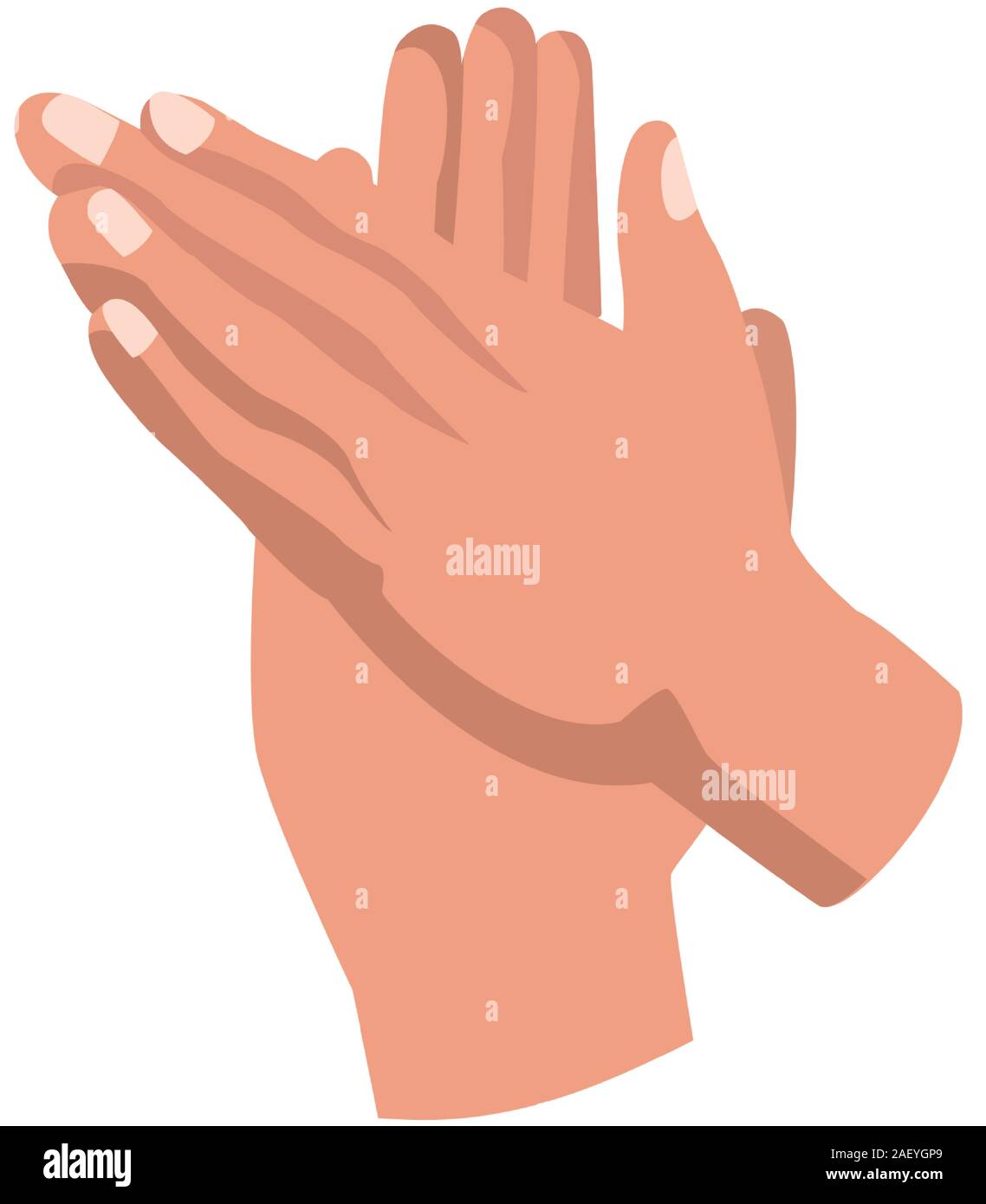 Hands clapping icon, colorful design Stock Vector Image & Art - Alamy