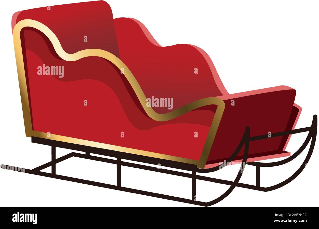 Vintage sledding Stock Vector Images - Alamy
