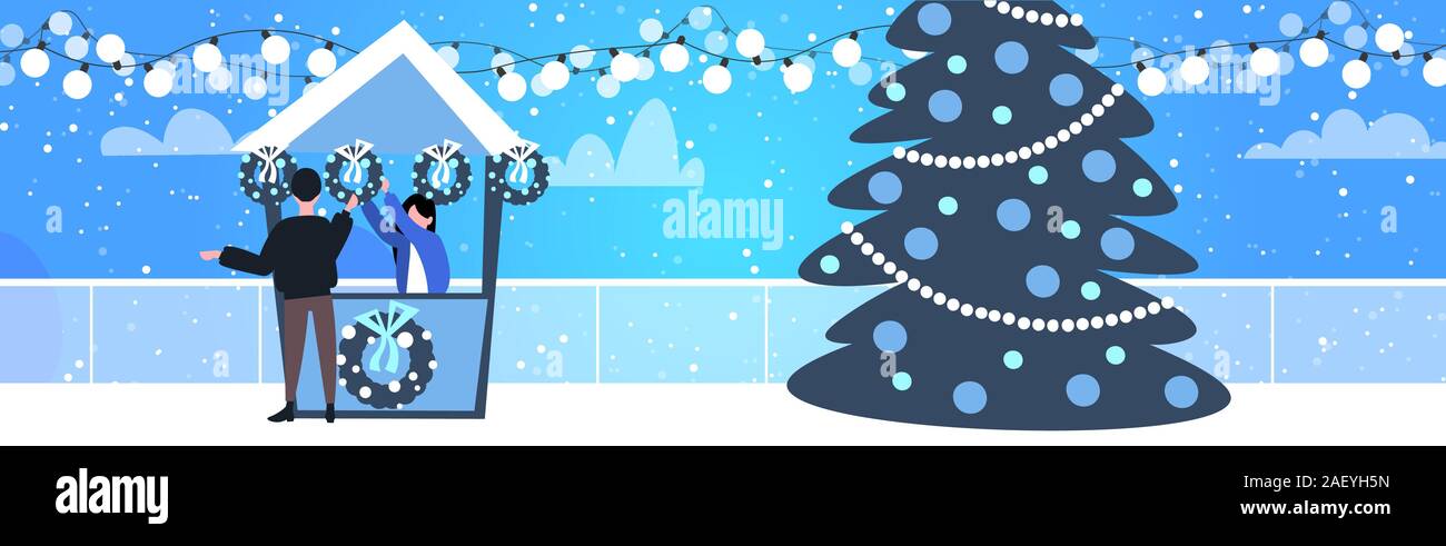 Christmas concept full length Stock Vector Images - Alamy