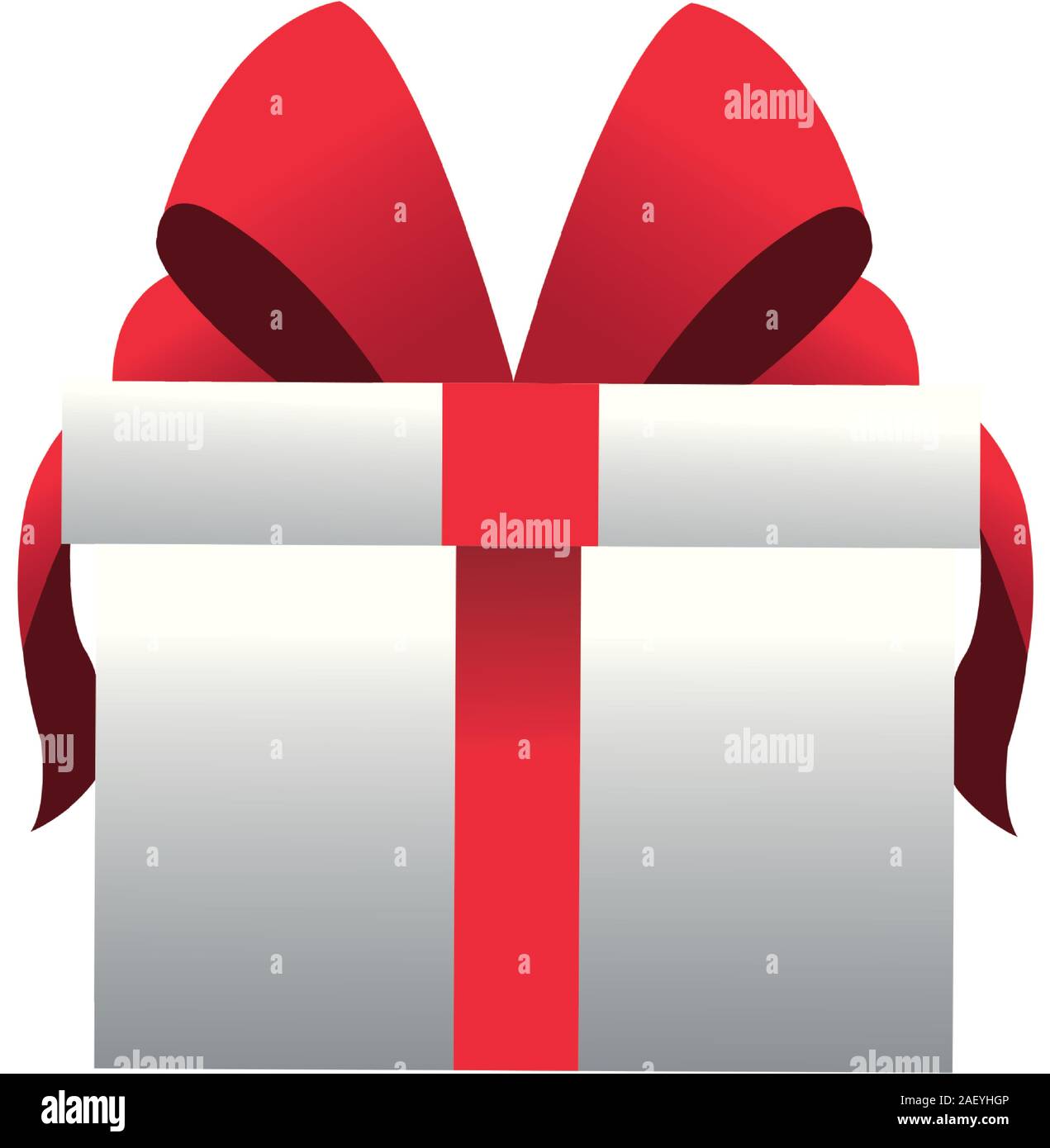 gift box with red box icon Stock Vector Image & Art - Alamy