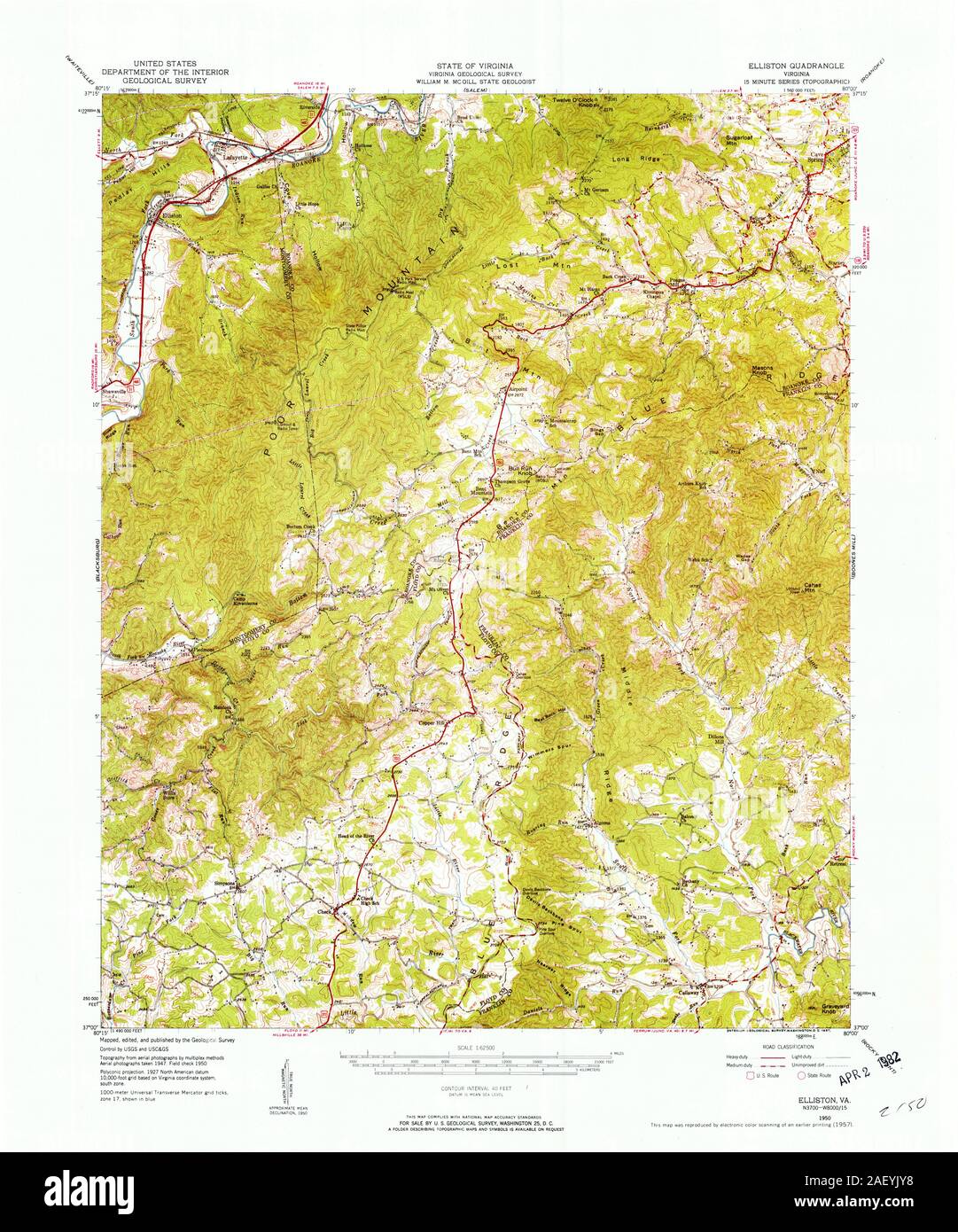 VA Elliston 188082 1950 62500 Stock Photo - Alamy