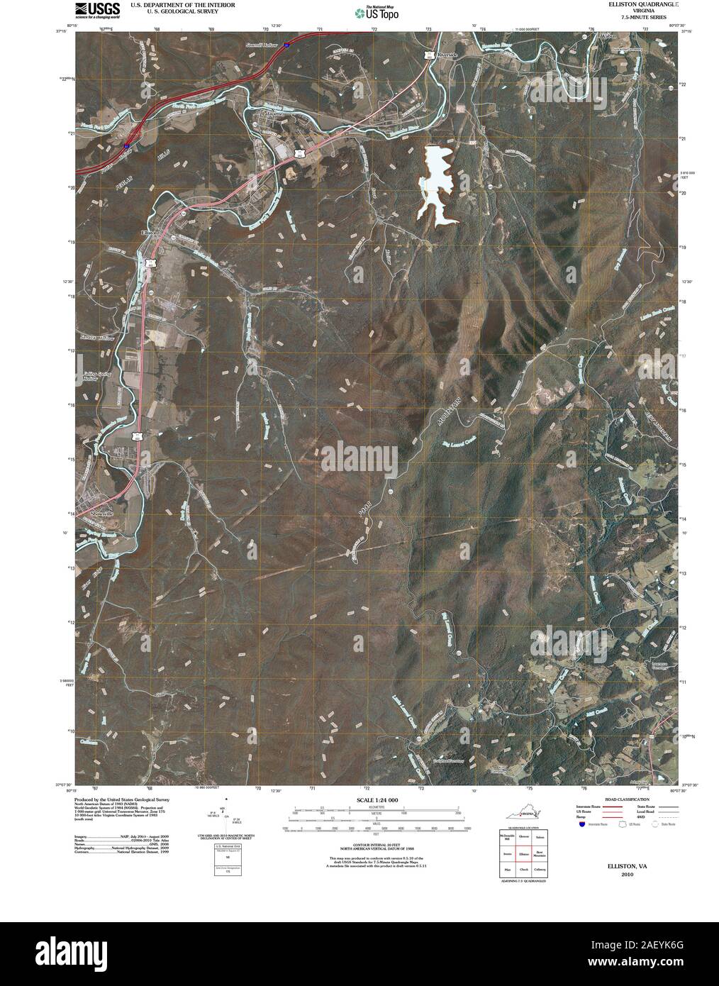 Elliston map hi-res stock photography and images - Alamy