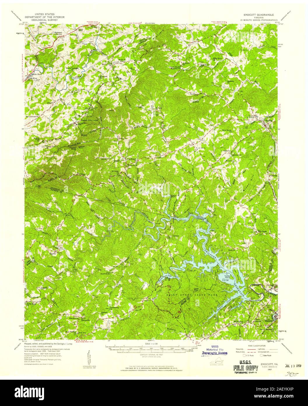 Map of endicott hi-res stock photography and images - Alamy