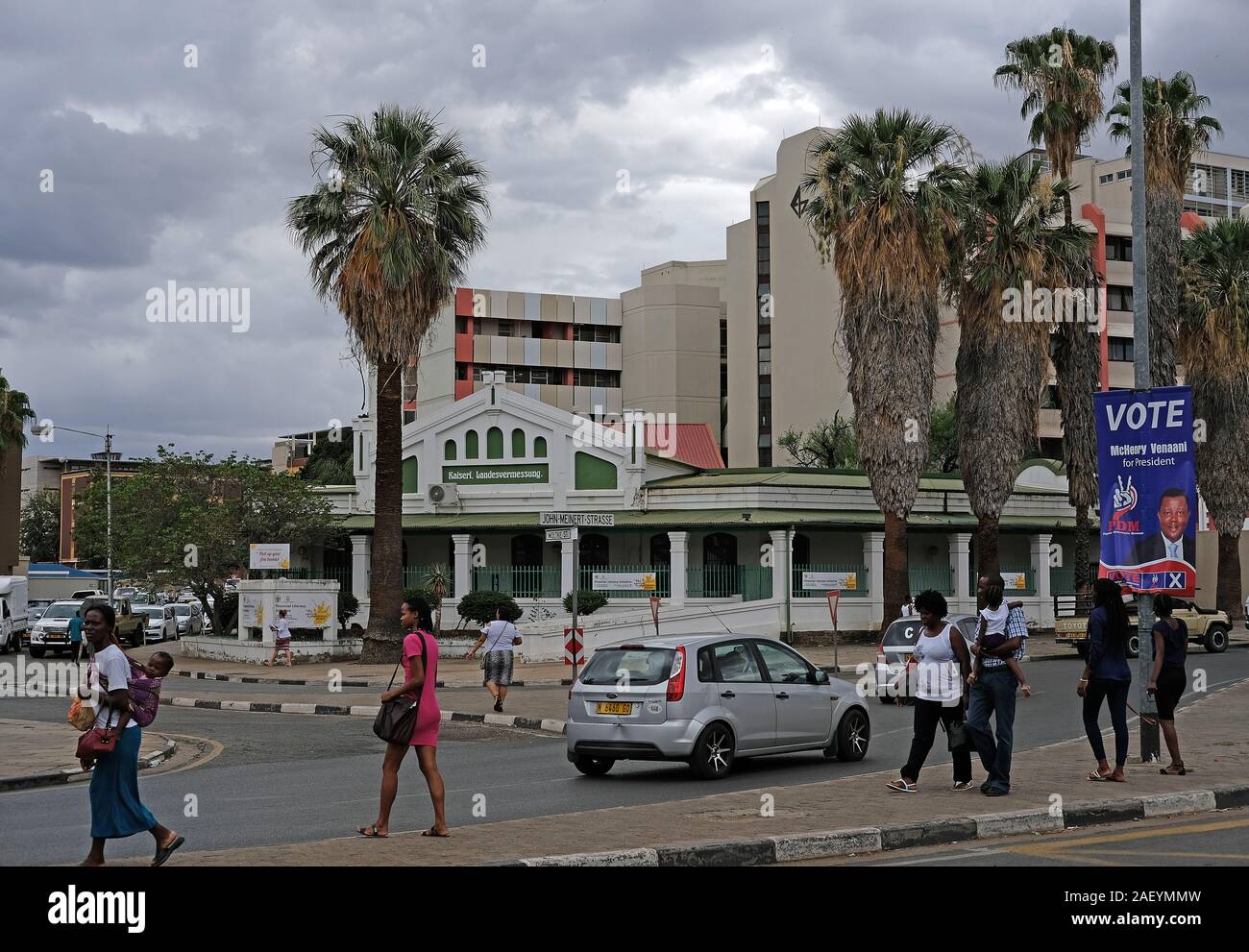 Windhoek, Namibia. 02nd Dec, 2019. The former Imperial Land Survey in ...