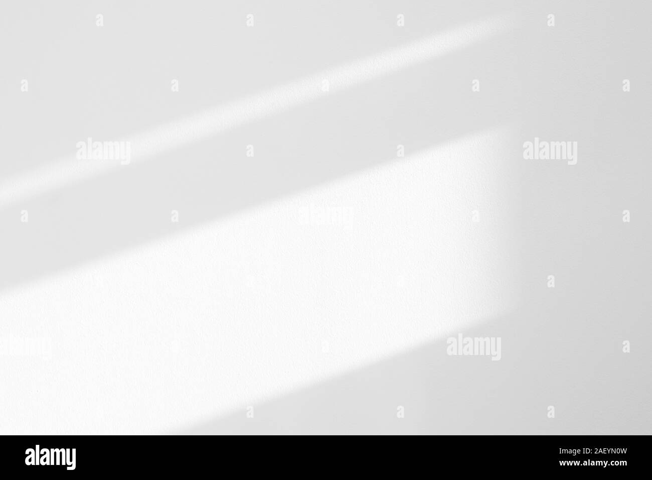 Organic drop diagonal shadow on a white wall. Overlay effect for photo ...