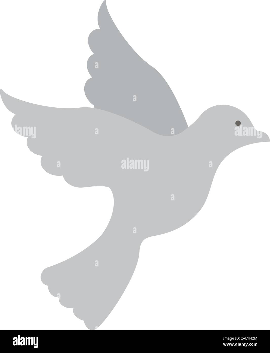 cute dove bird flying icon Stock Vector Image & Art - Alamy