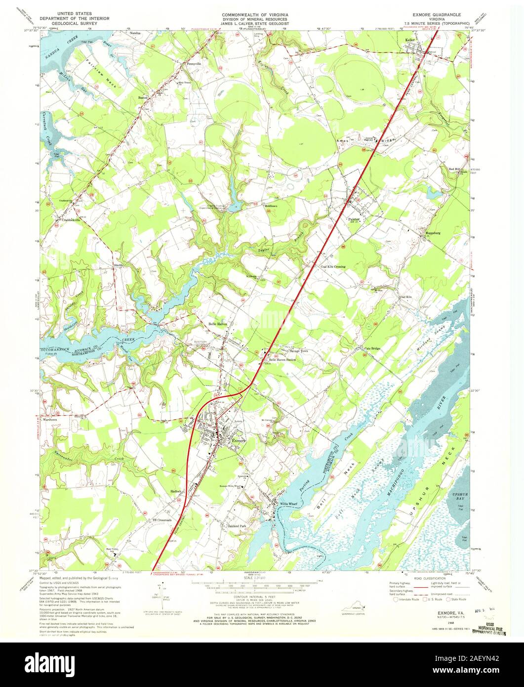 Map of exmore hi-res stock photography and images - Alamy