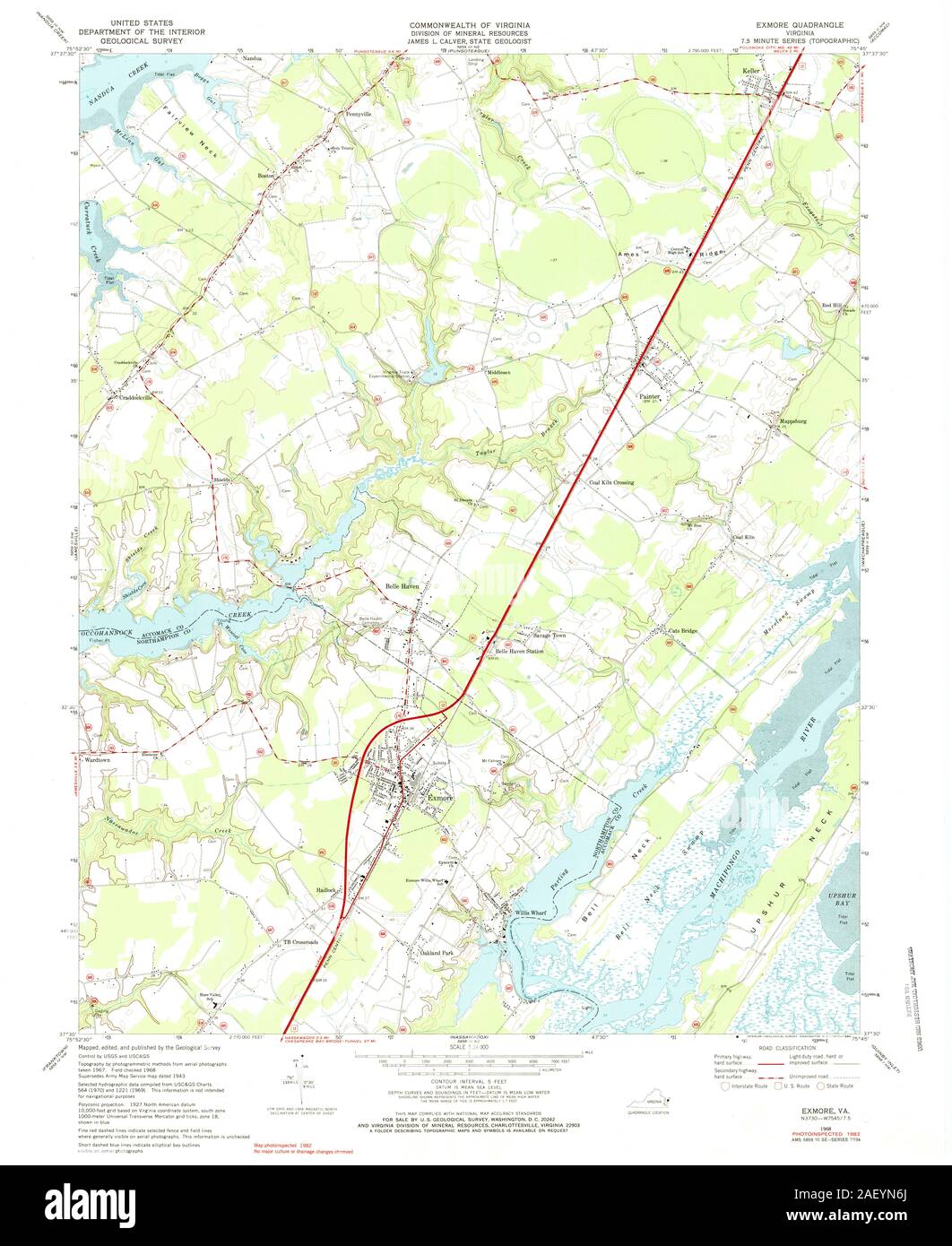 Map of exmore hi-res stock photography and images - Alamy