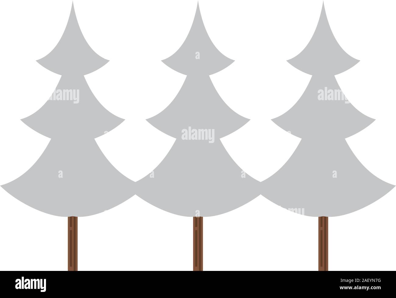 Wooden pines Cut Out Stock Images & Pictures - Alamy