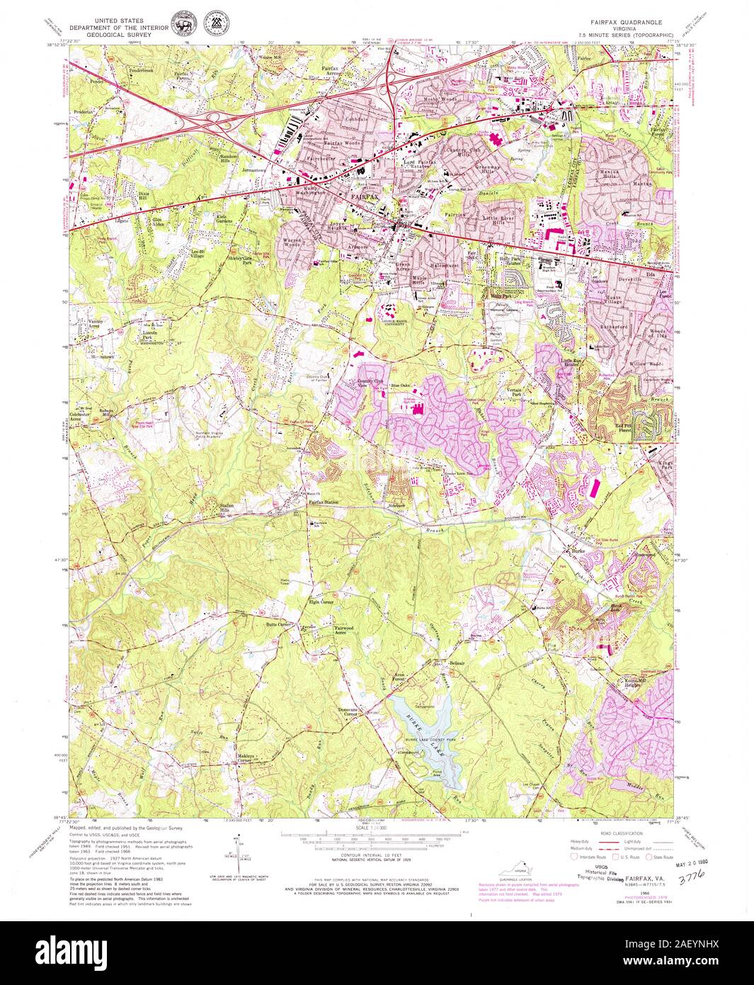 Fairfax map Cut Out Stock Images & Pictures - Alamy