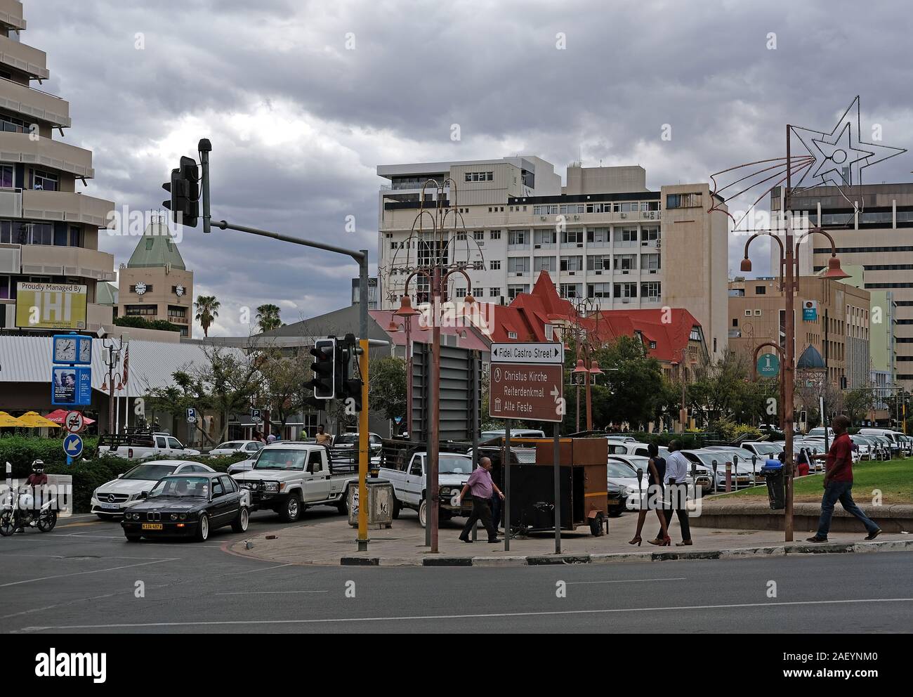 Windhoek, Namibia. 02nd Dec, 2019. Independence Avenue in Windhoek ...