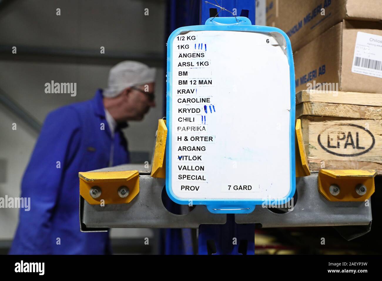 BOXHOLM 20191205Photo reportage that the last cheese in Boxholm will ...