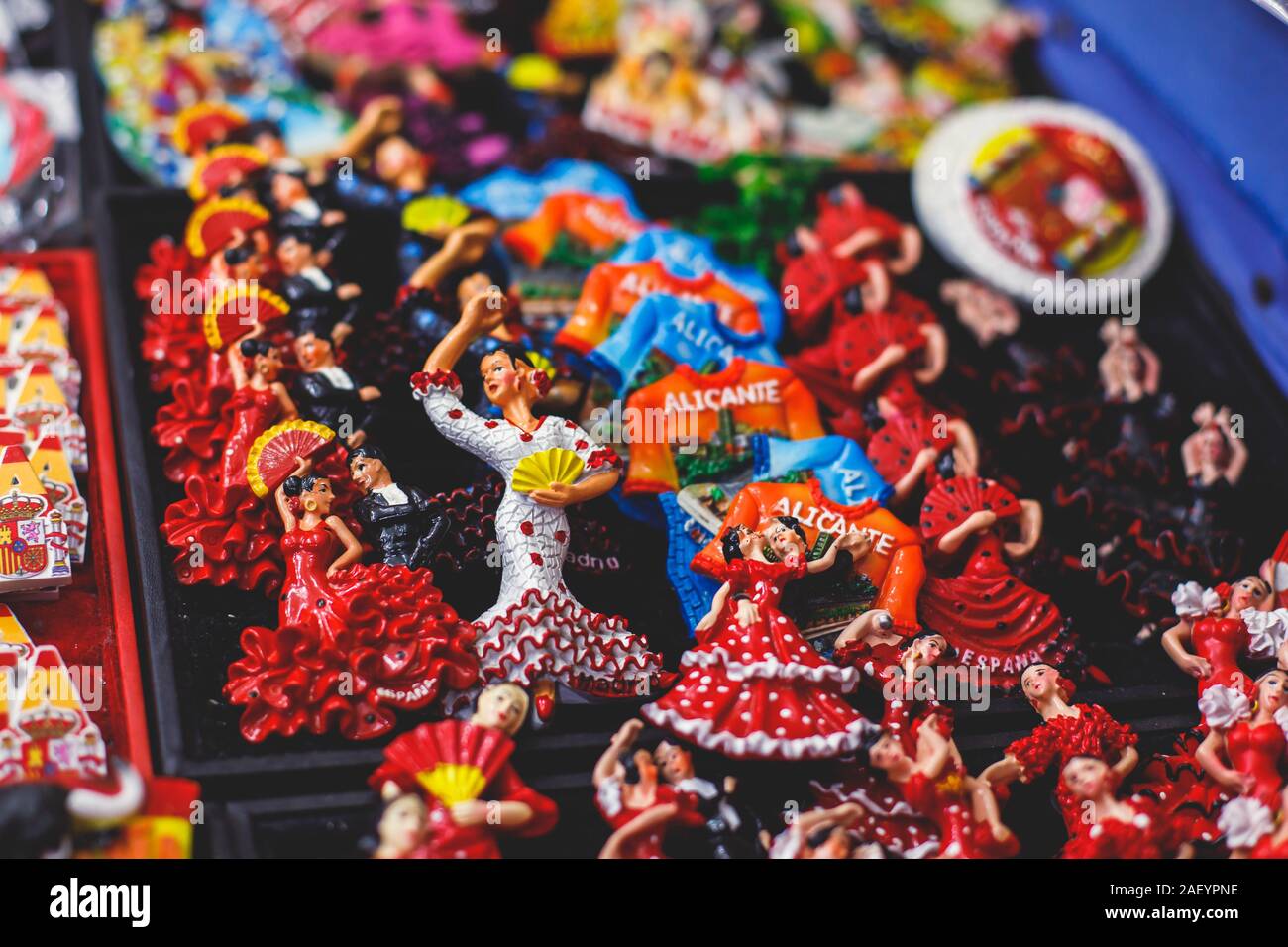 Traditional spanish souvenirs bull hi-res stock photography and images ...