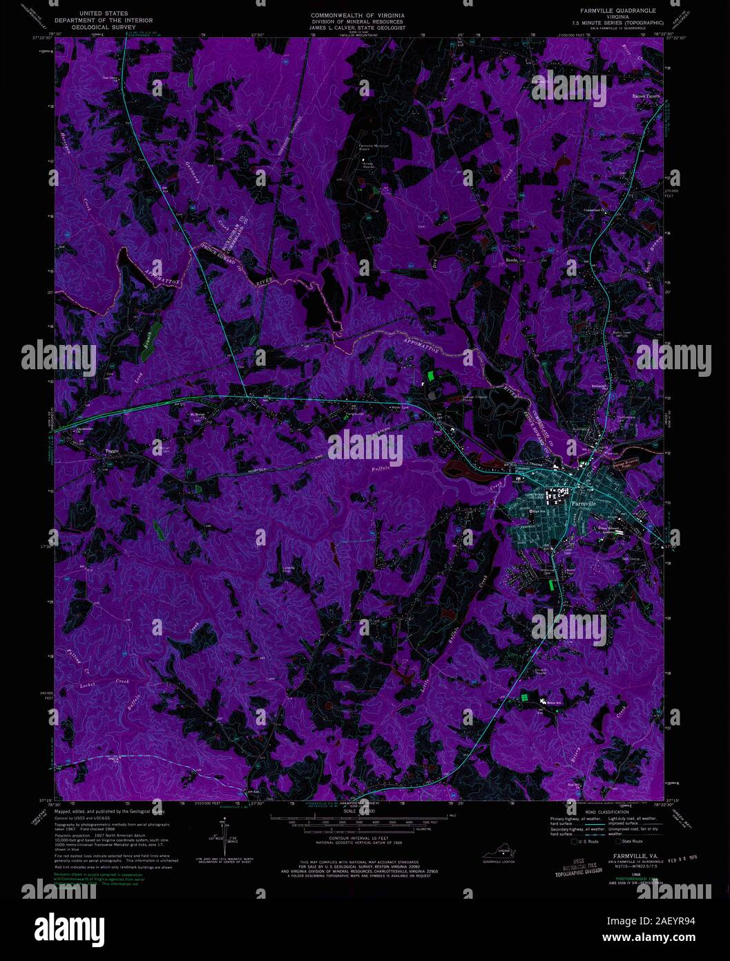 Farmville map hi-res stock photography and images - Alamy